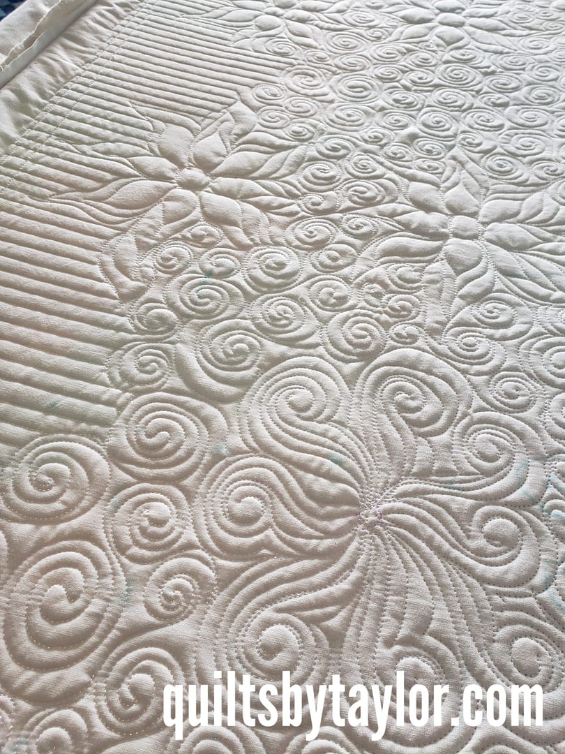 white quilting