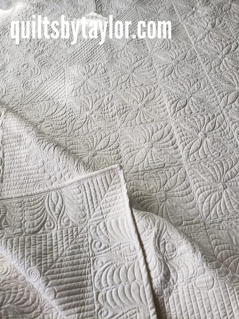 white quilting